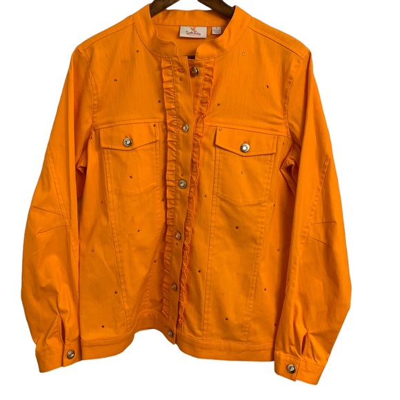 Quacker Factory | Jackets & Coats | Quacker Factory Bright Orange ...